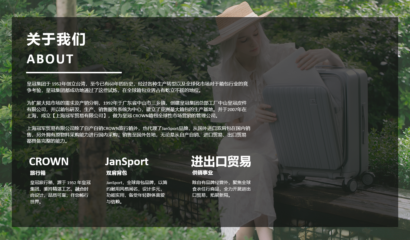 CROWN LUGGAGE 皇冠箱包